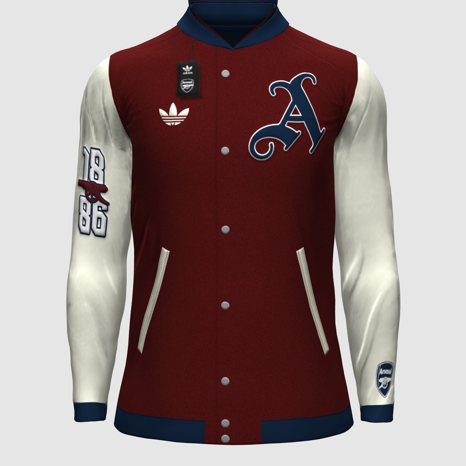 Arsenal Varsity Jacket - FIFA Kit Creator Showcase