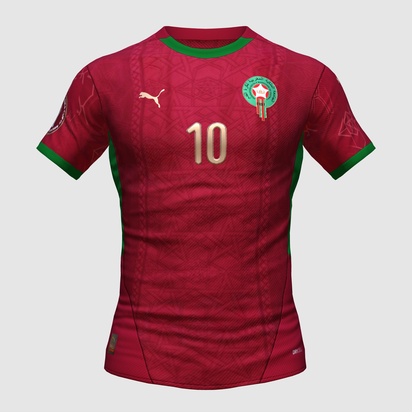 Morocco AFCON 2025 Home Kit - FIFA Kit Creator Showcase