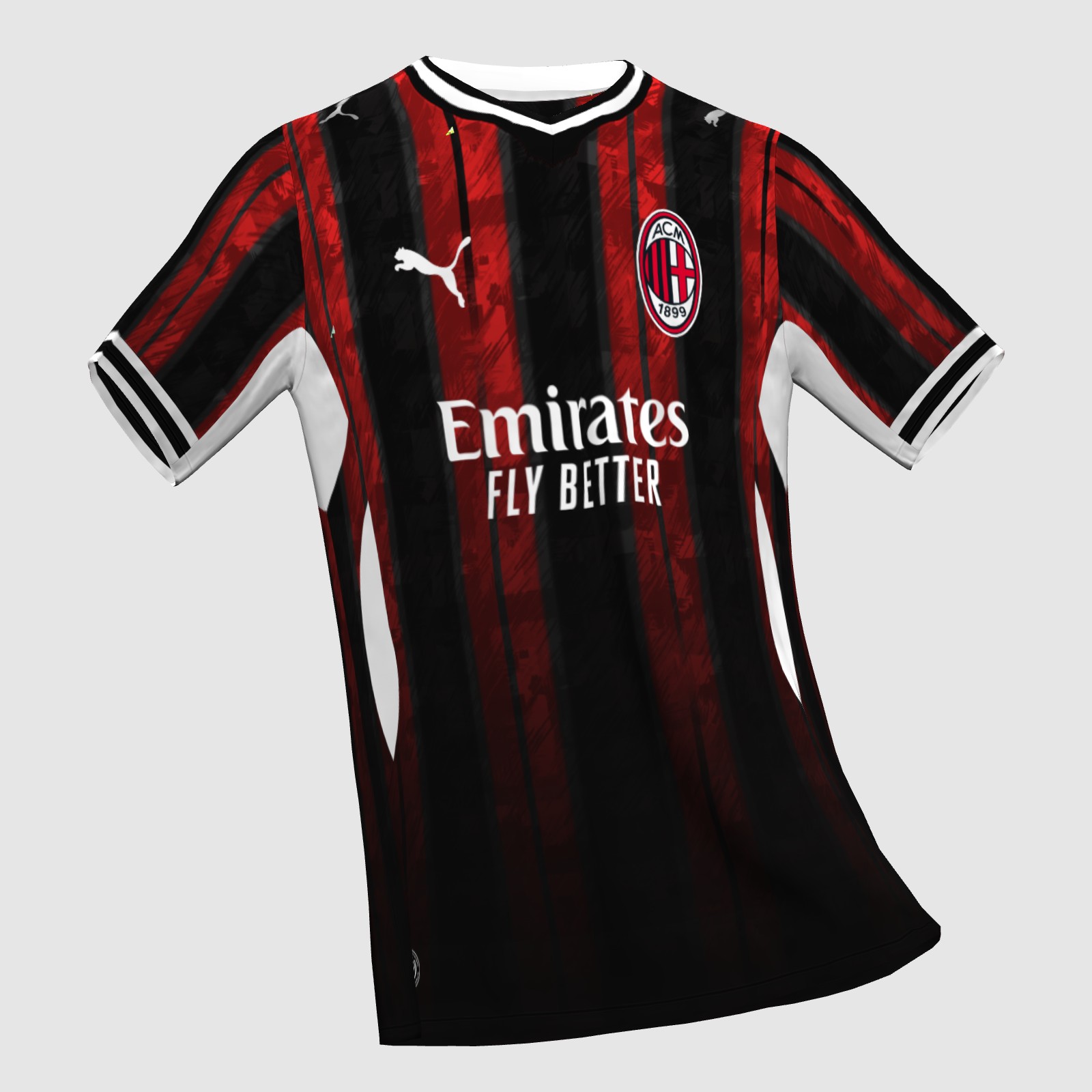 Ac Milan Home kit concept 26-27 - FIFA Kit Creator Showcase