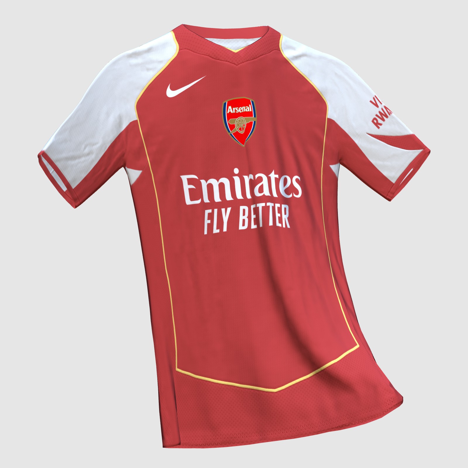 Arsenal Retro Fusion 2004-5 (H) - FIFA Kit Creator Showcase